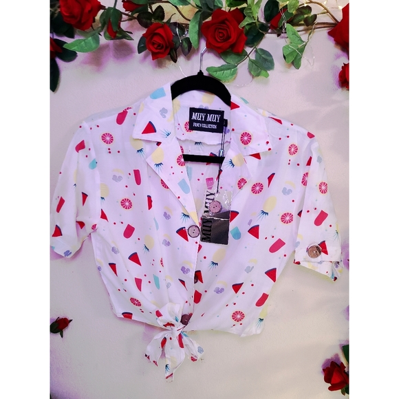 MUY MUY FANCY COLLECTION | Tops | Muy Muy Fancy Collection Fruit Top ...